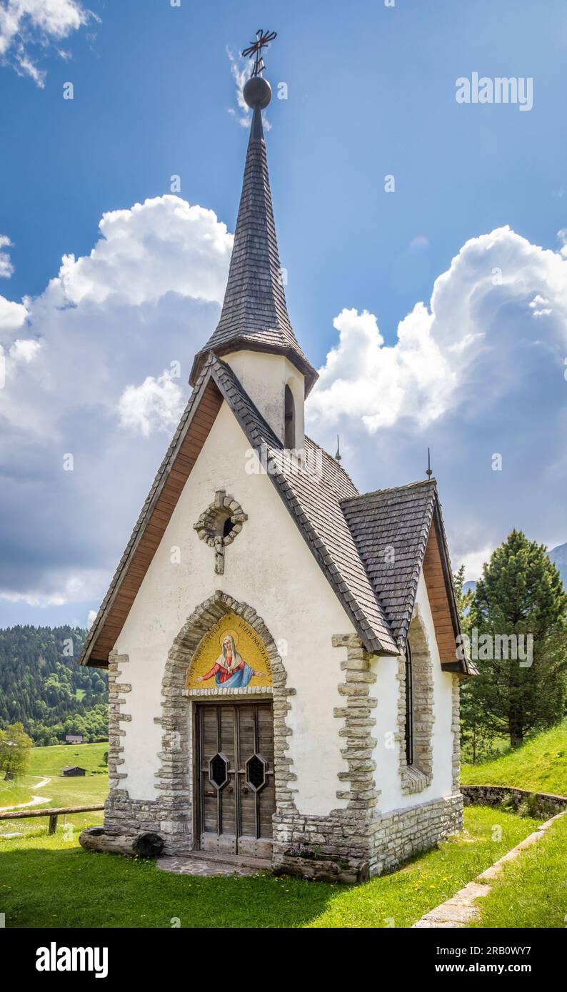 Italy, Trentino, province of Trento, municipality of Imer, the alpine ...