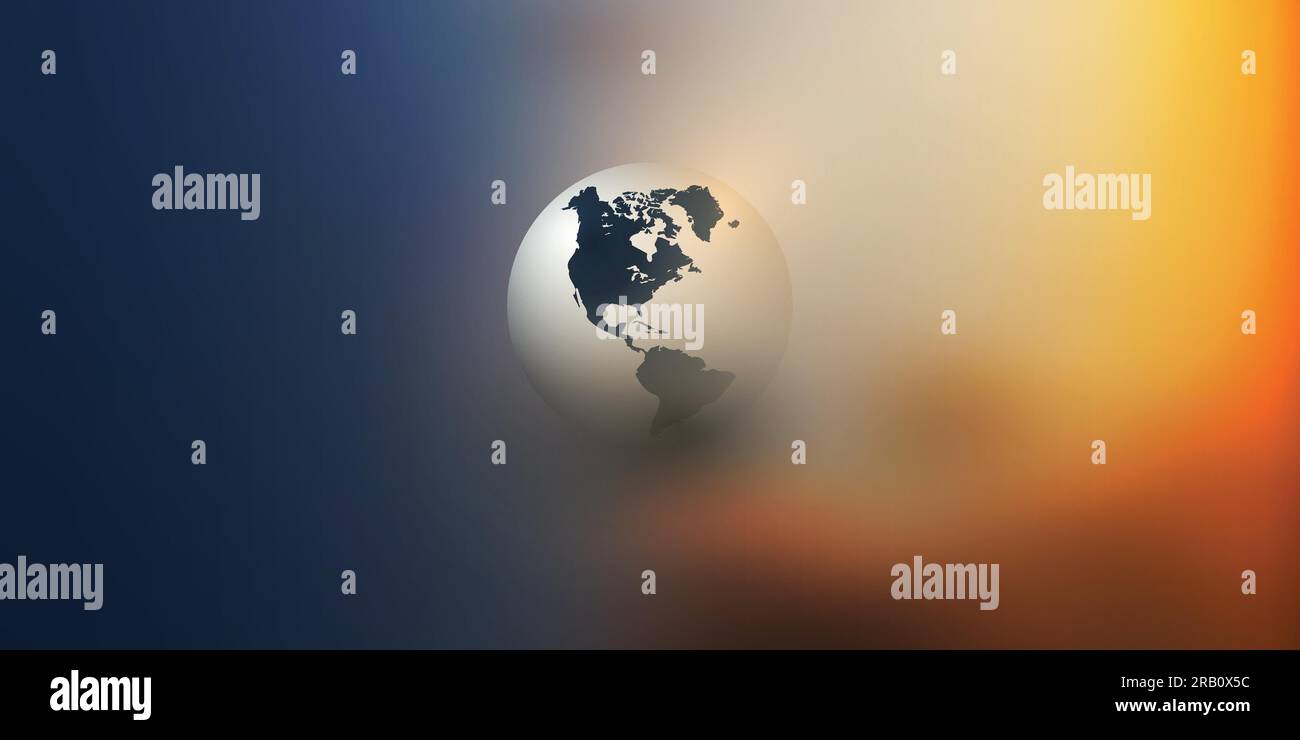 Colorful Earth Globe Design Layout - Applicable for Eco, Globalization ...