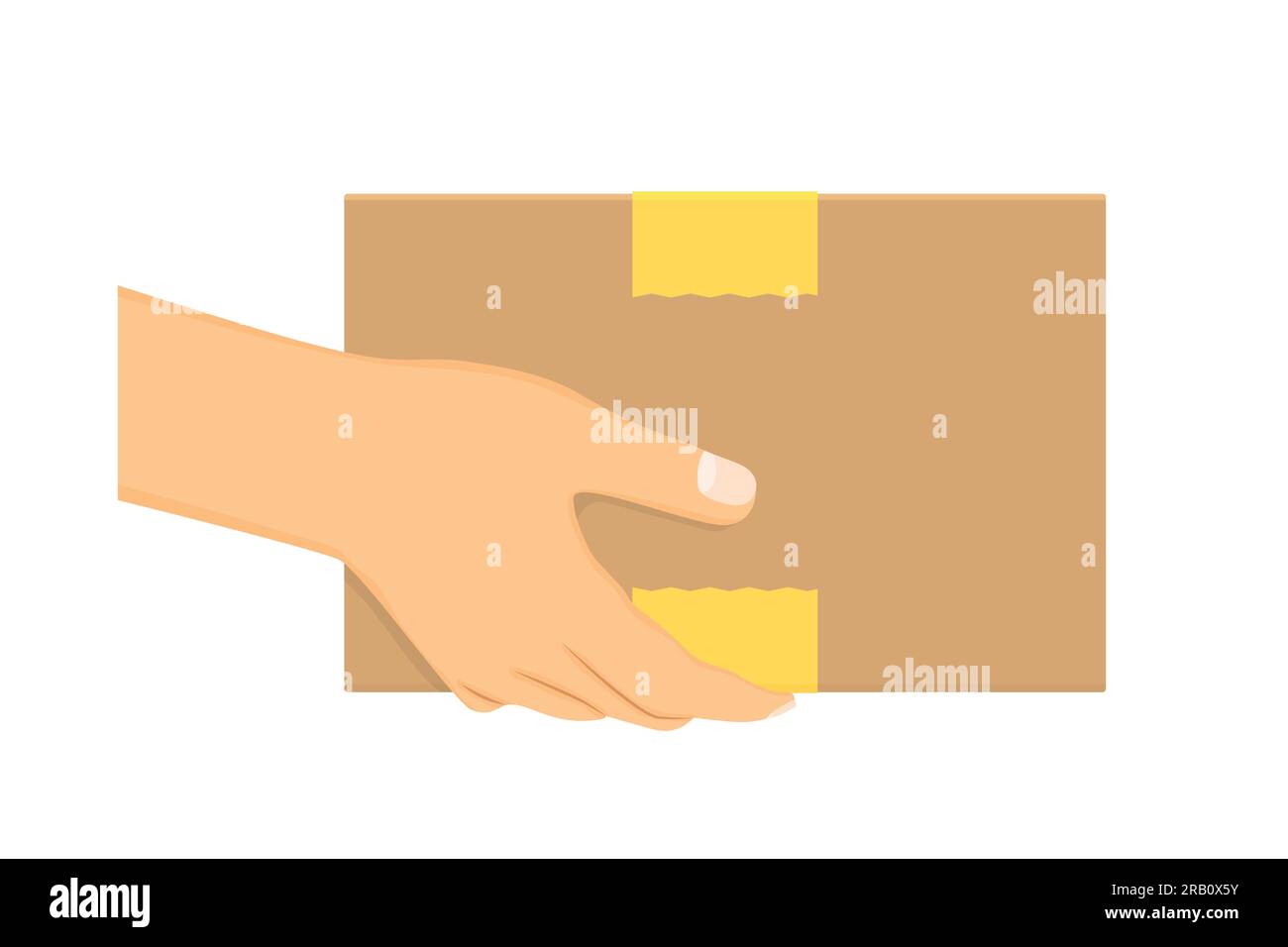 Brown packing tape Stock Vector Images - Alamy