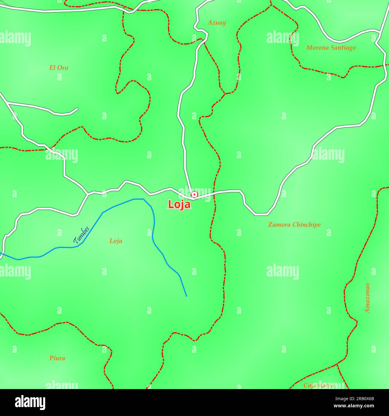 Loja map hi-res stock photography and images - Alamy