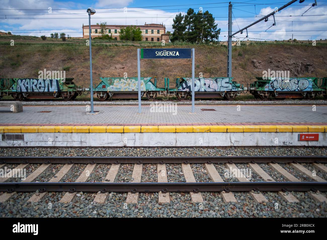 Siguenza train hi-res stock photography and images - Alamy