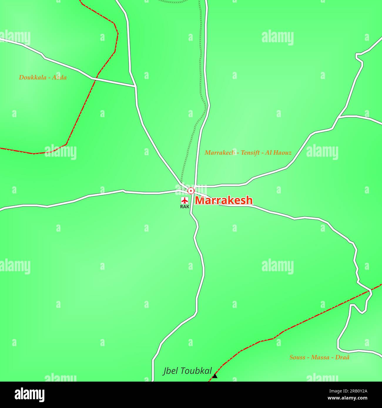 Marrakesh map hi-res stock photography and images - Alamy