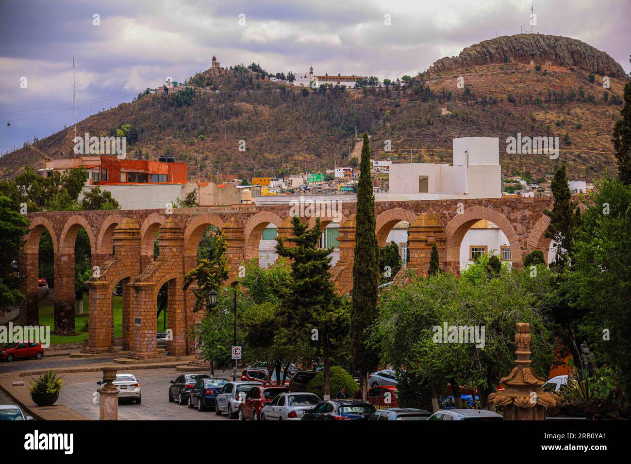 Zacatecas Mexico. Colonial zone of the capital city of the state of ...