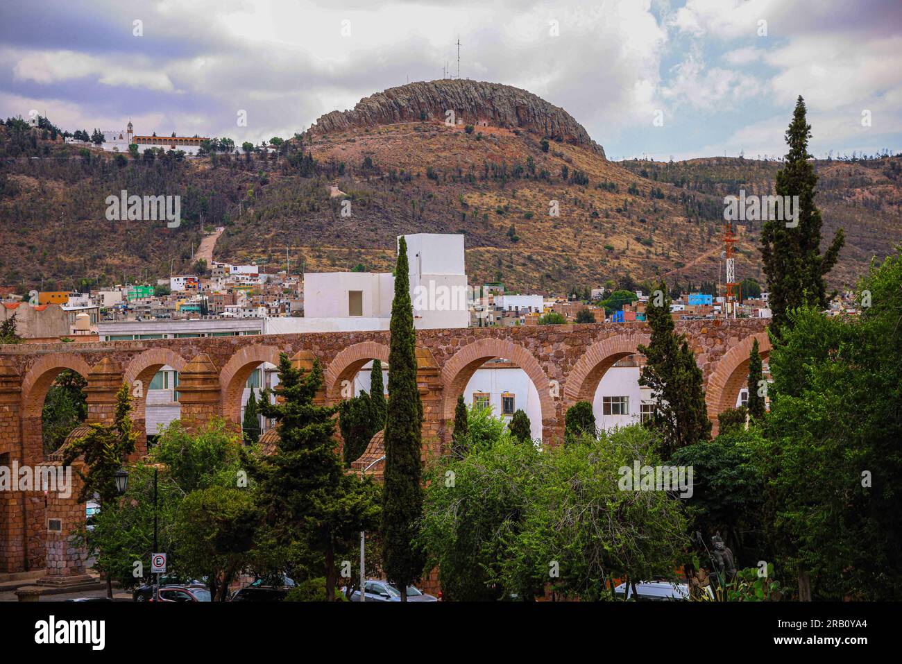 Zacatecas Mexico. Colonial zone of the capital city of the state of ...