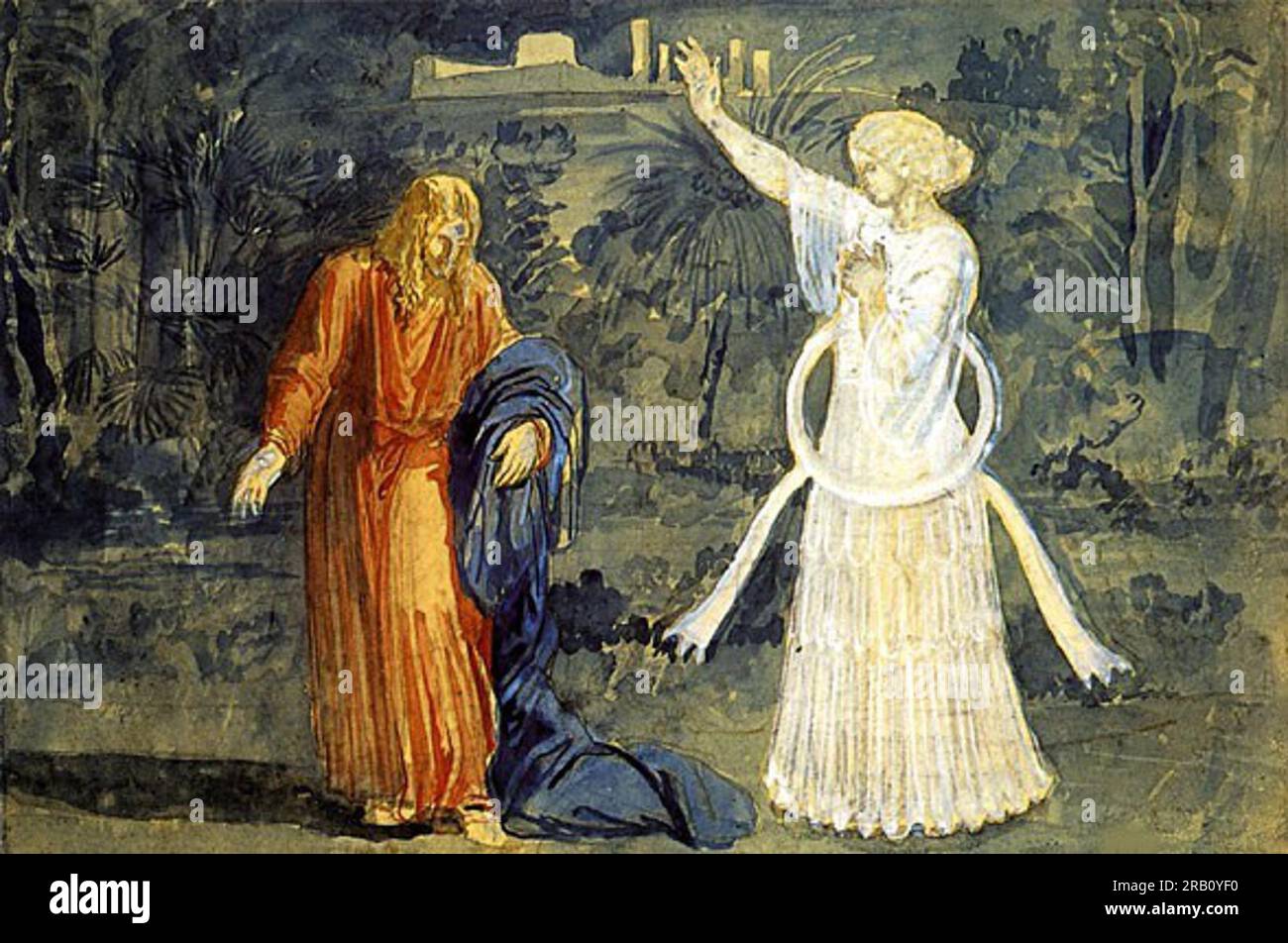 Christ in Gethsemane. The Angel. 1850; Russian Federation by Alexander ...