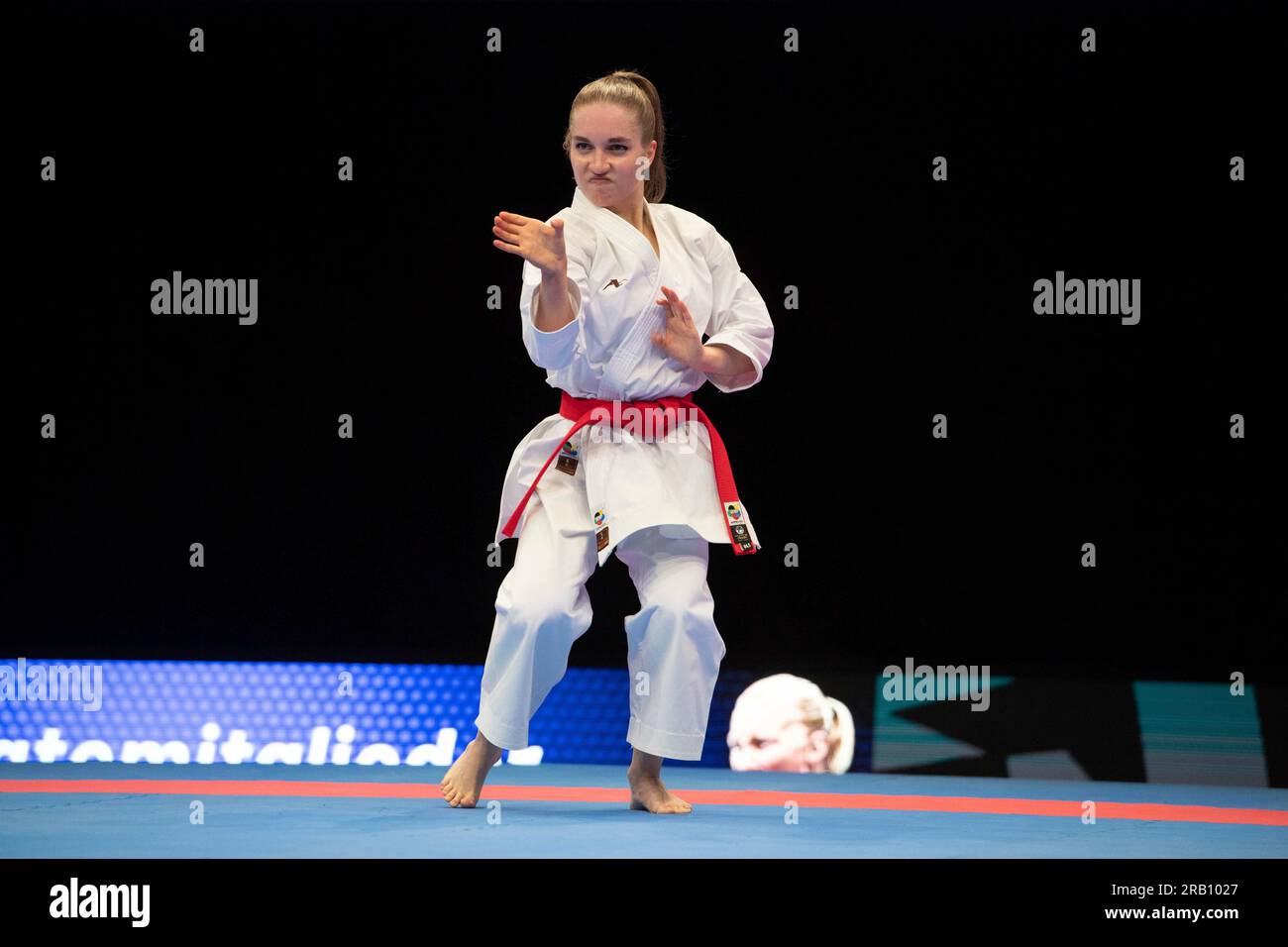 Rita SIEBERT (TUS Alztal Garching) action, karate, women's kata on July ...