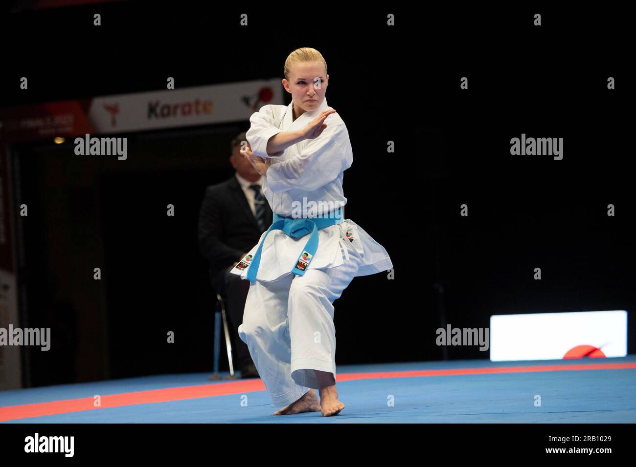 Karateka Jasmin JUETTNER wins in the Kata discipline at the Finals 2023 ...