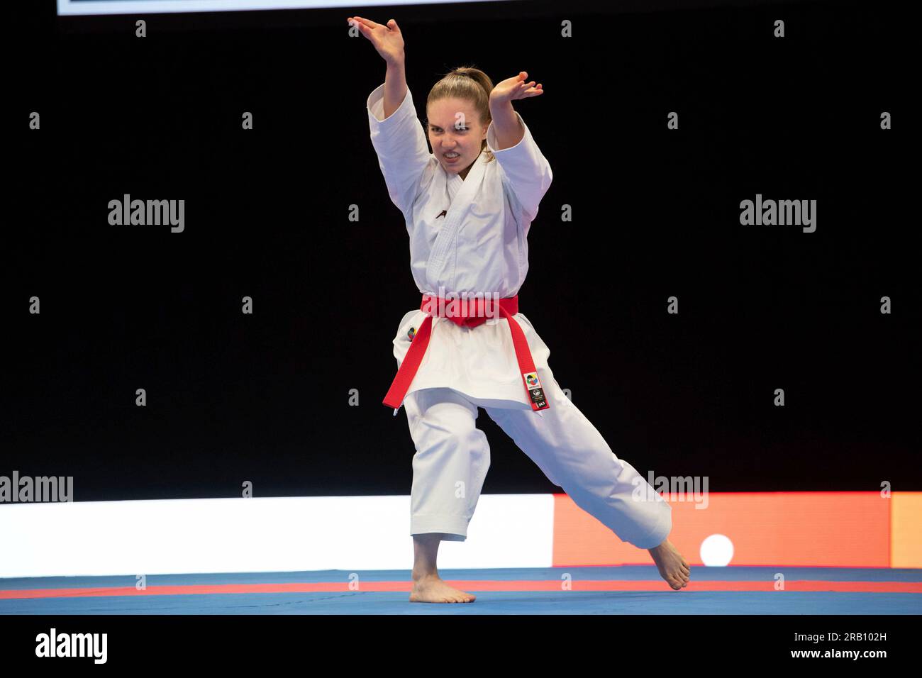 Rita SIEBERT (TUS Alztal Garching) action, karate, women's kata on July ...