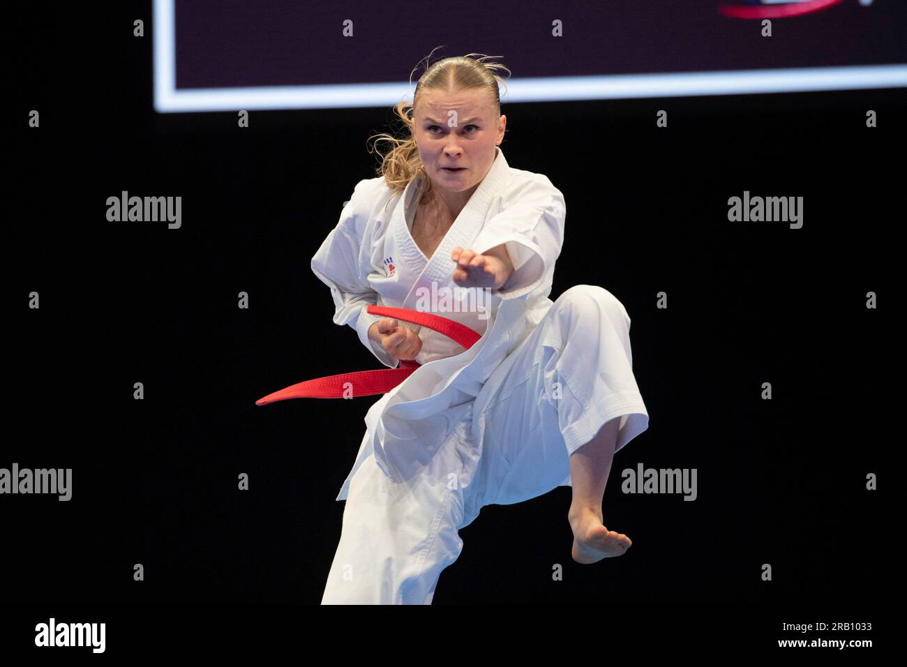 Natalie JUERGENSMANN (SC Taisho Karate EV) action, karate, women's kata on July 6th, 2023 in ...