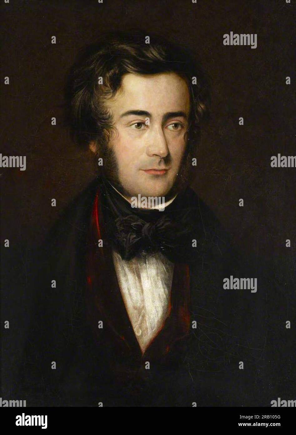 Samuel Sebastian Wesley (1810–1876) 1839 by John Jackson Stock Photo ...