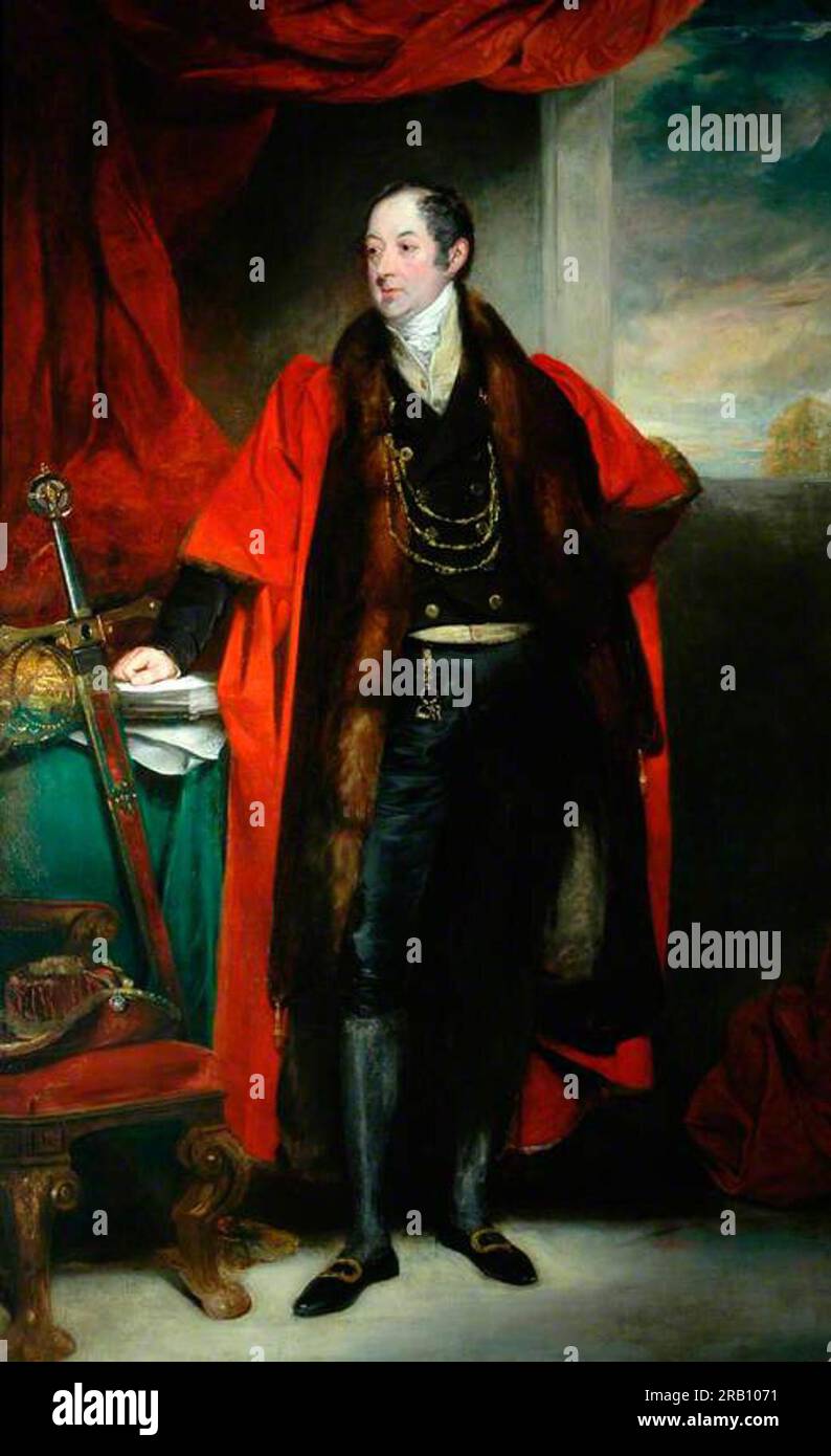 The Right Honourable Lawrence, Lord Dundas, as Lord Mayor of York 1822 ...