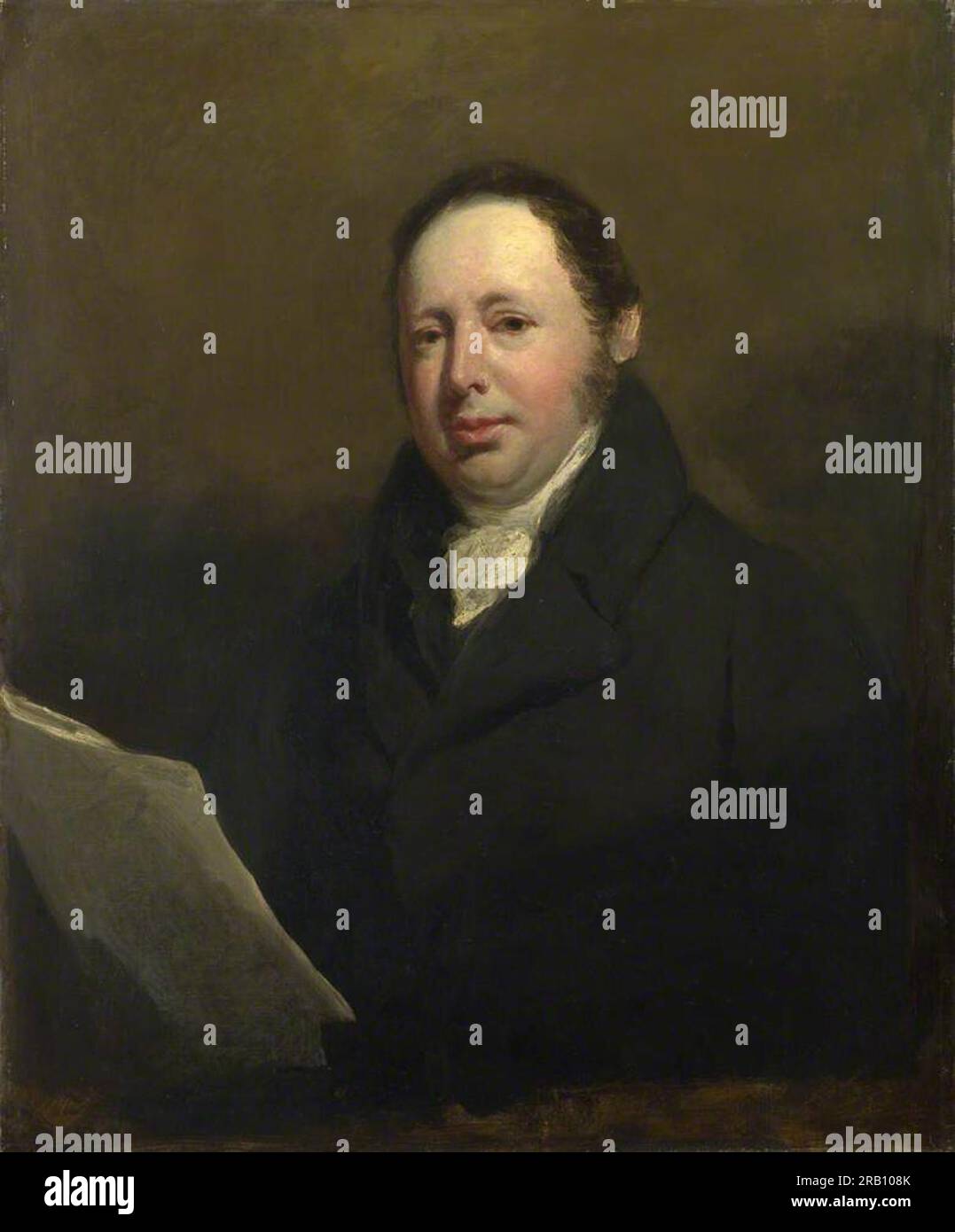 William Seguier 1830 by John Jackson Stock Photo - Alamy