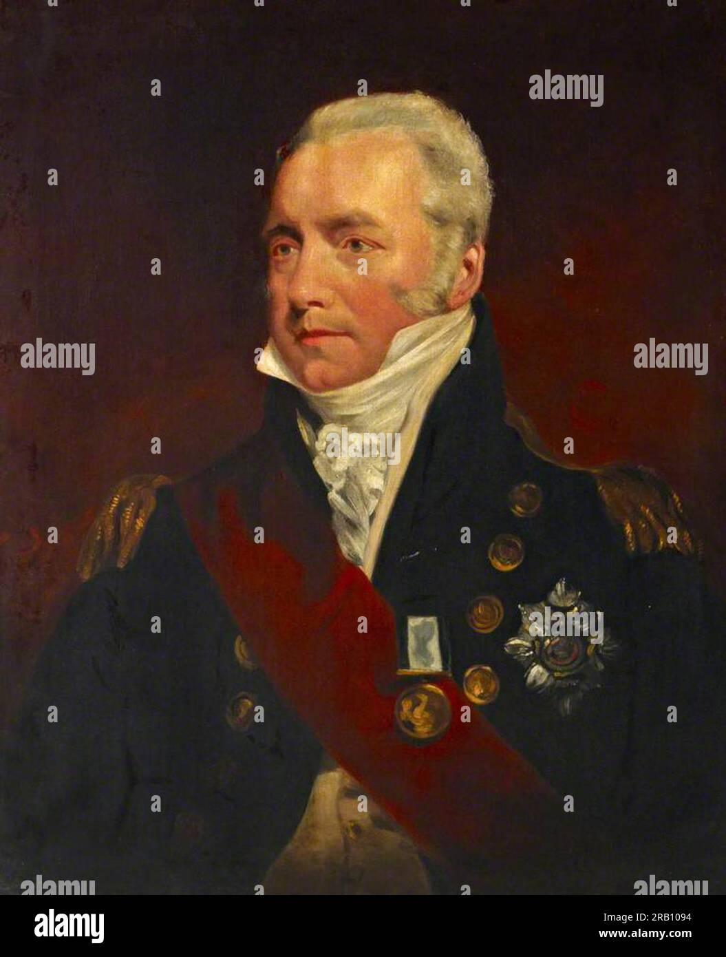 Vice-Admiral Sir Richard Goodwin Keats (1757–1834) 1817 by John Jackson ...