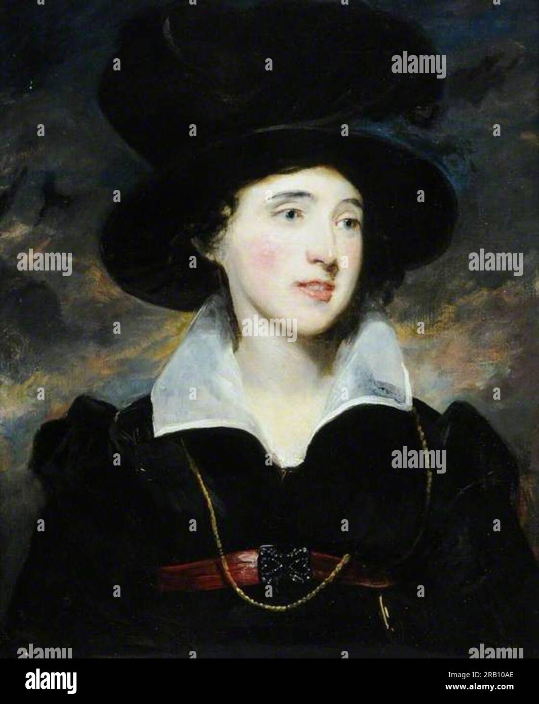 The Artist's Second Wife by John Jackson Stock Photo - Alamy