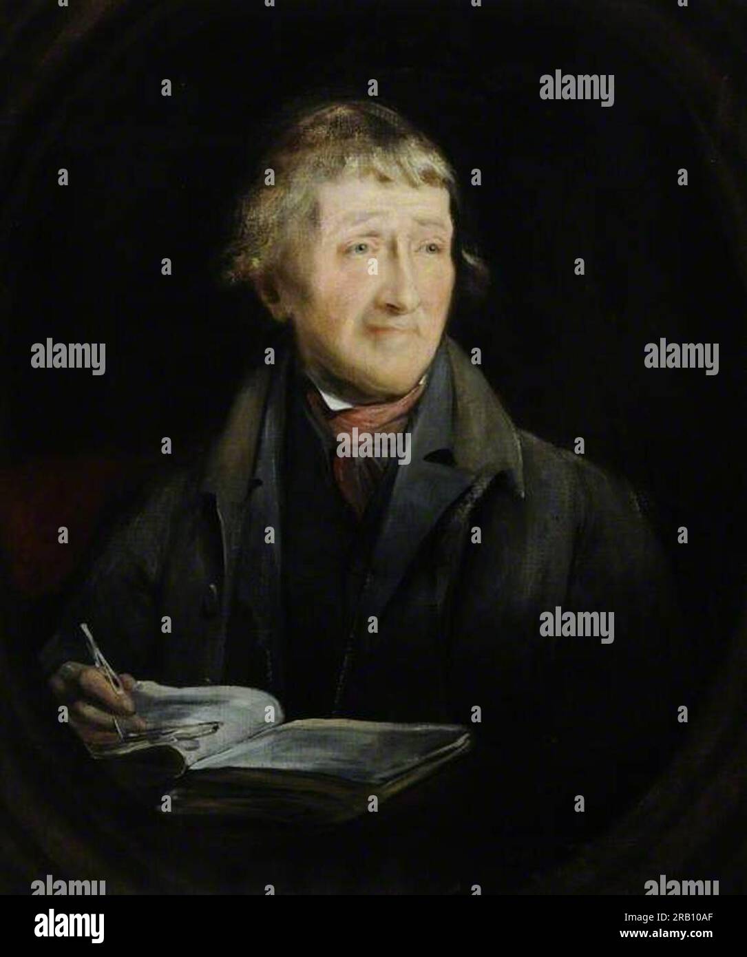 The Artist's Father by John Jackson Stock Photo - Alamy