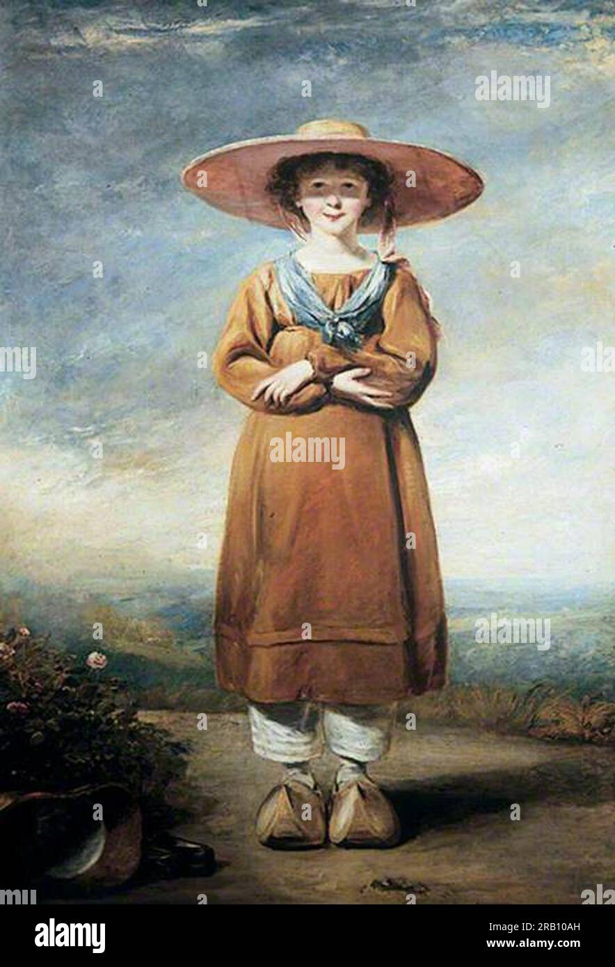 Portrait of the Artist's Daughter by John Jackson Stock Photo - Alamy