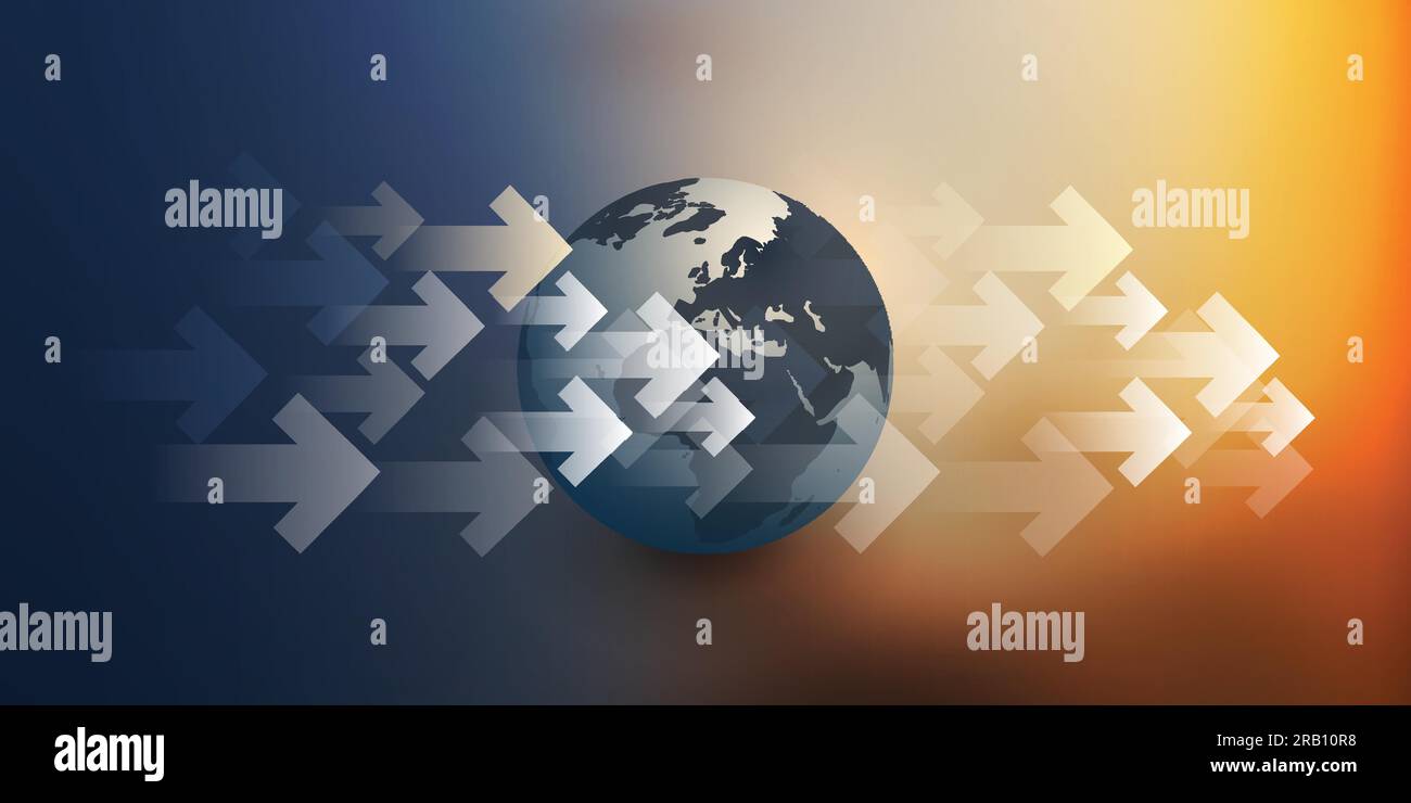 3D Earth Globe Design Layout Applicable for Globalisation, Global ...