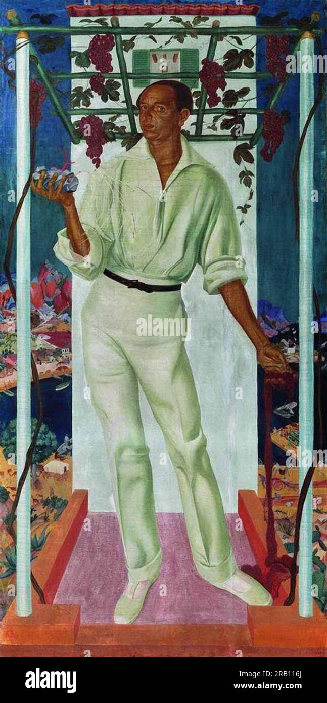Portrait of the Mexican artist Roberto Montenegro by Alexandre ...