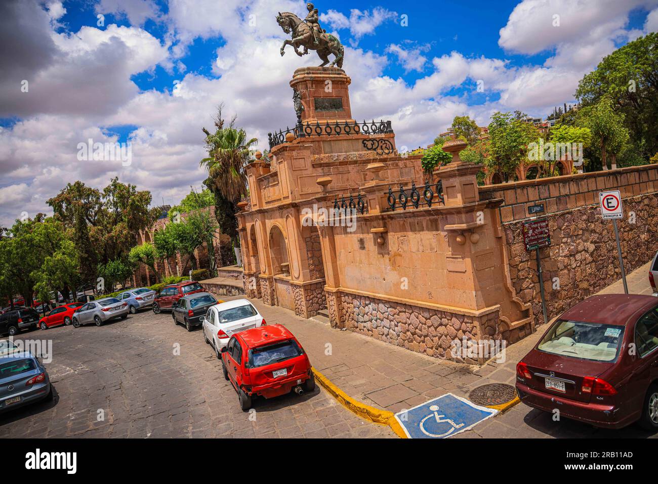Zacatecas Mexico. Colonial zone of the capital city of the state of ...