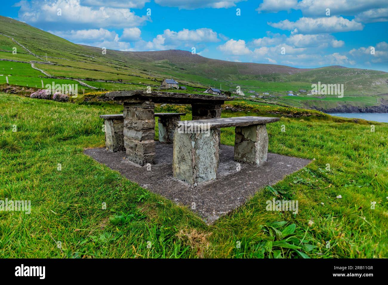 Resting place in an Irish landscape Stock Photo - Alamy