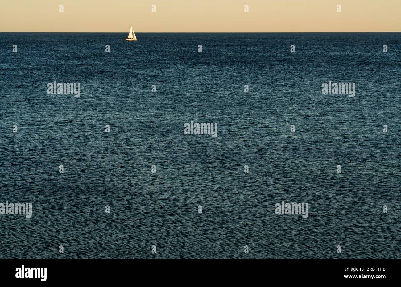 Sailing ship on the Baltic Sea off Bornholm Island, Denmark Stock Photo ...