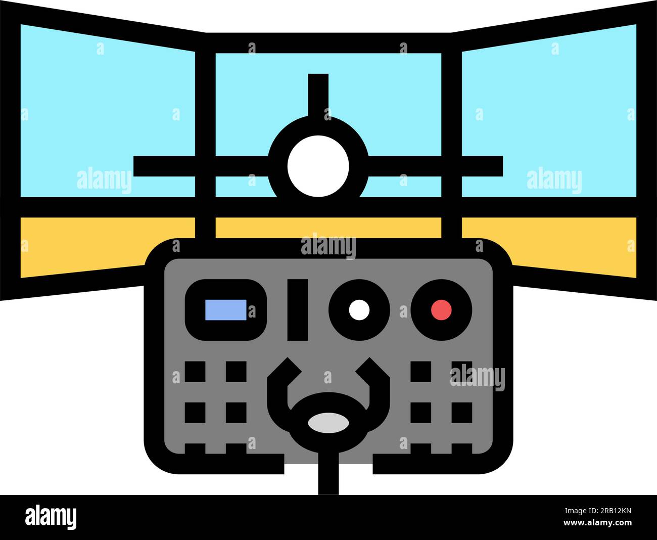 Aircraft simulator Stock Vector Images - Alamy