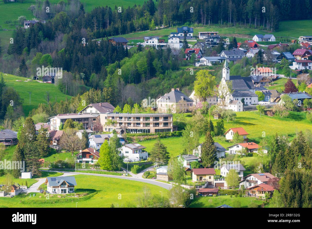 Center of village vorderstoder hi-res stock photography and images - Alamy