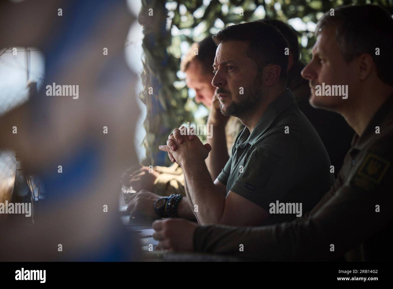 war in Ukraine. President Volodymyr Zelenskyy visits the region around ...
