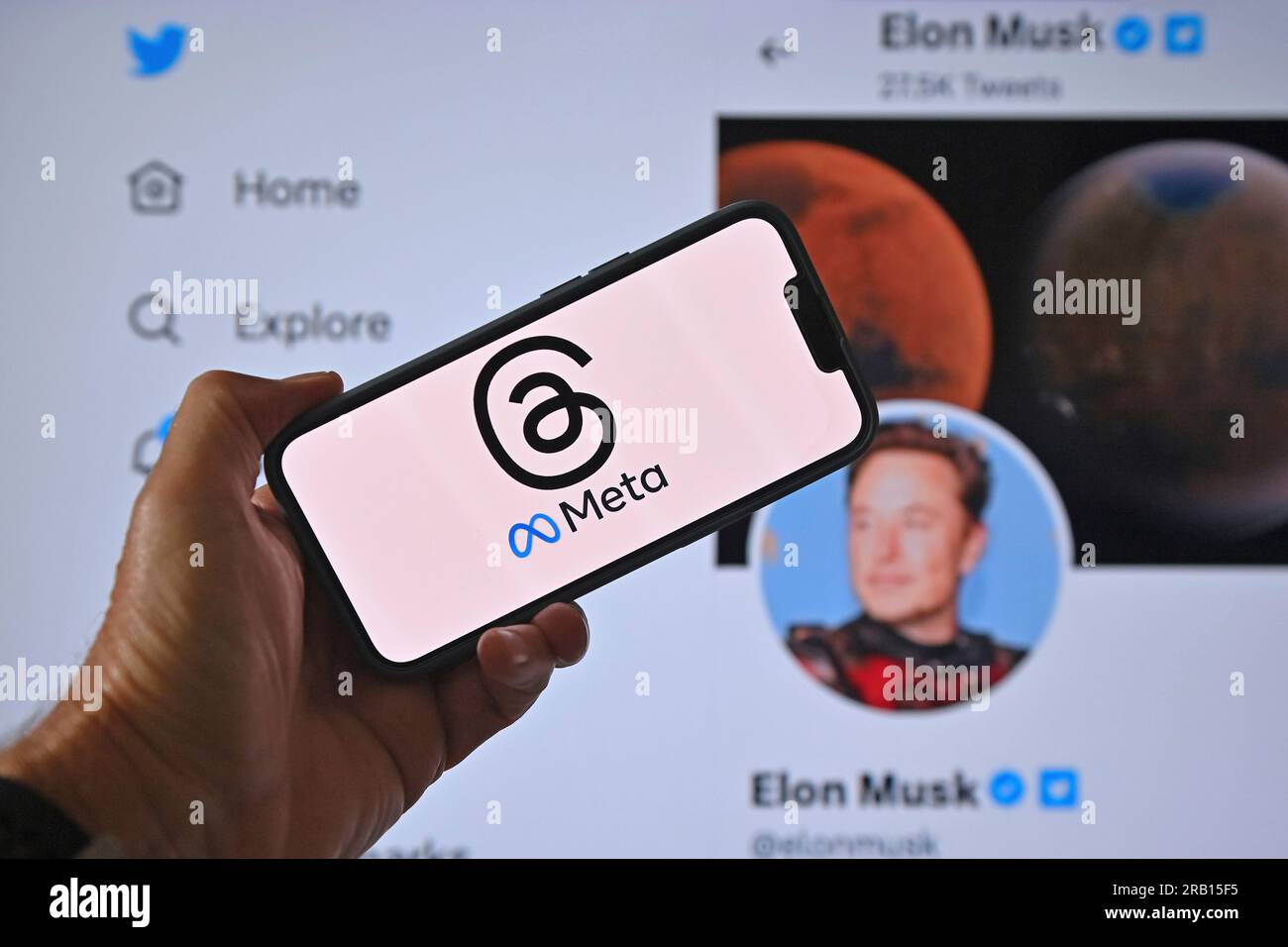 Topic photo/symbol photo: THREADS - Meta starts competition with ...