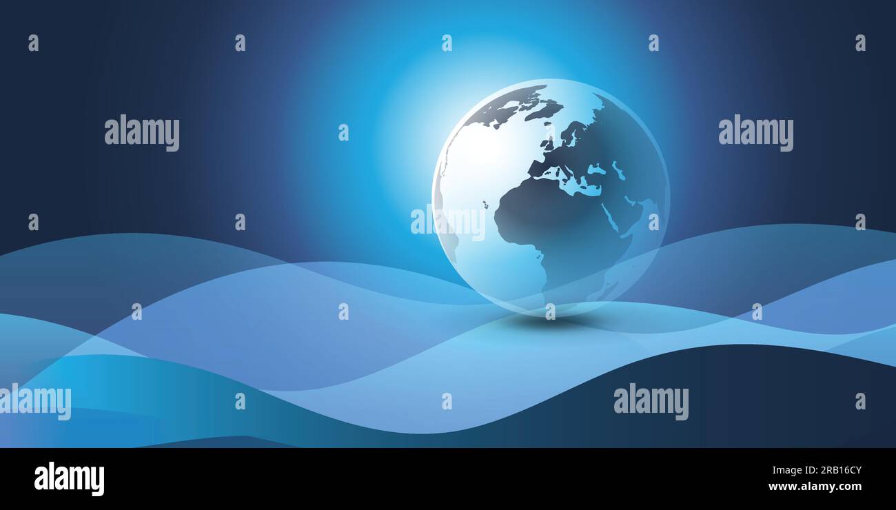 Earth Globe Design - Global Business, Technology, Globalisation Concept ...