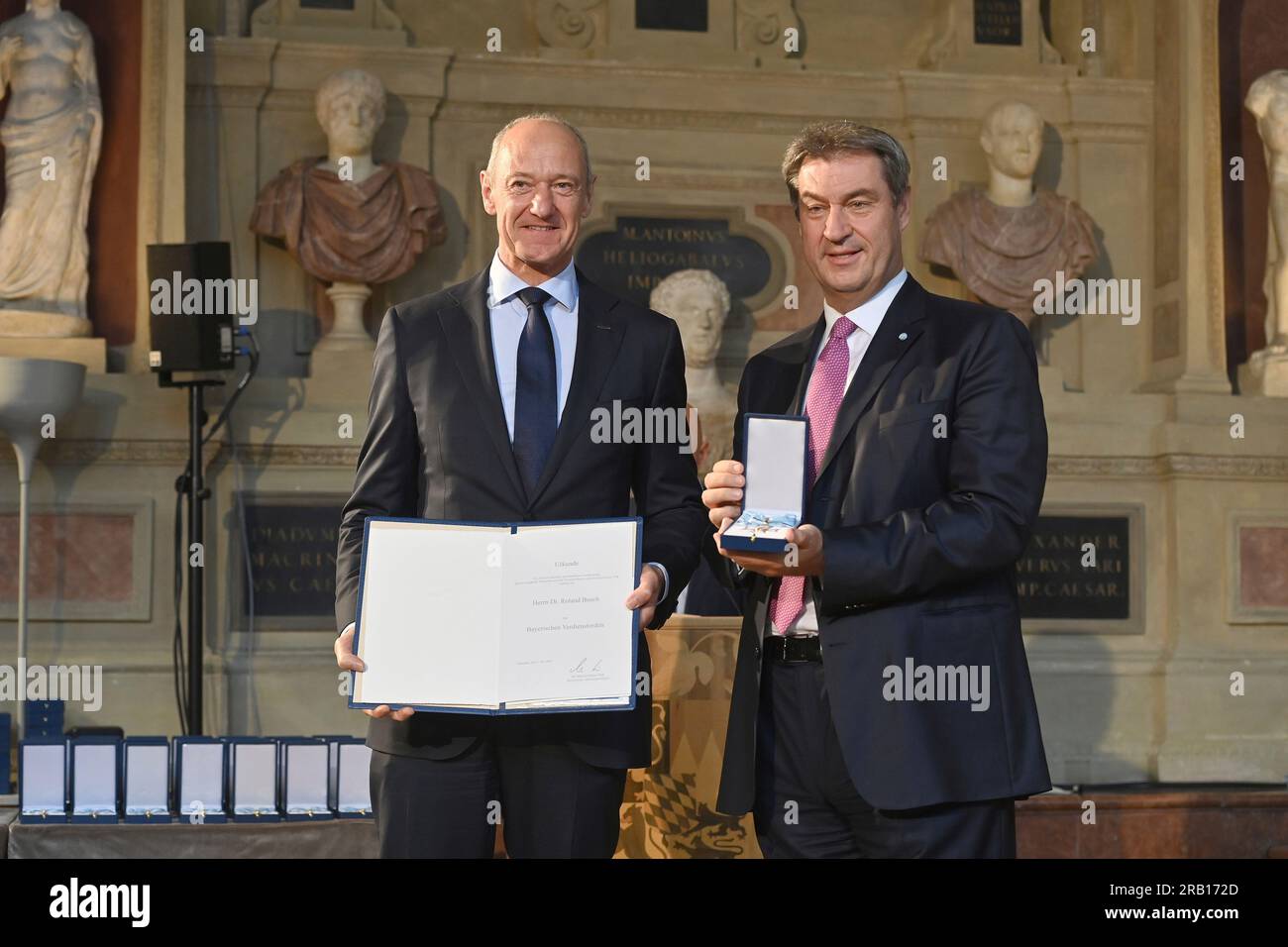 dr Roland BUSCH (Management Chairman Siemens AG), Markus SOEDER (Prime ...
