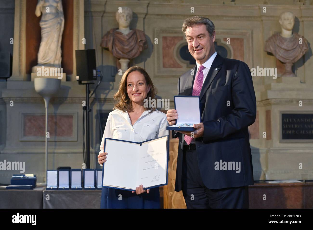 Christiane Karg (singer), Markus SOEDER (Prime Minister of Bavaria and ...