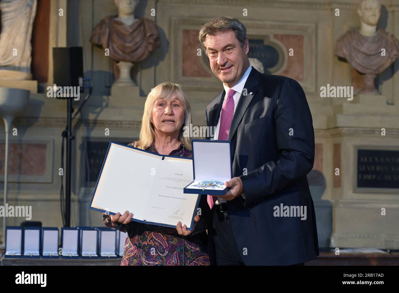 Sadija Klepo (journalist), Markus SOEDER (Prime Minister of Bavaria and ...