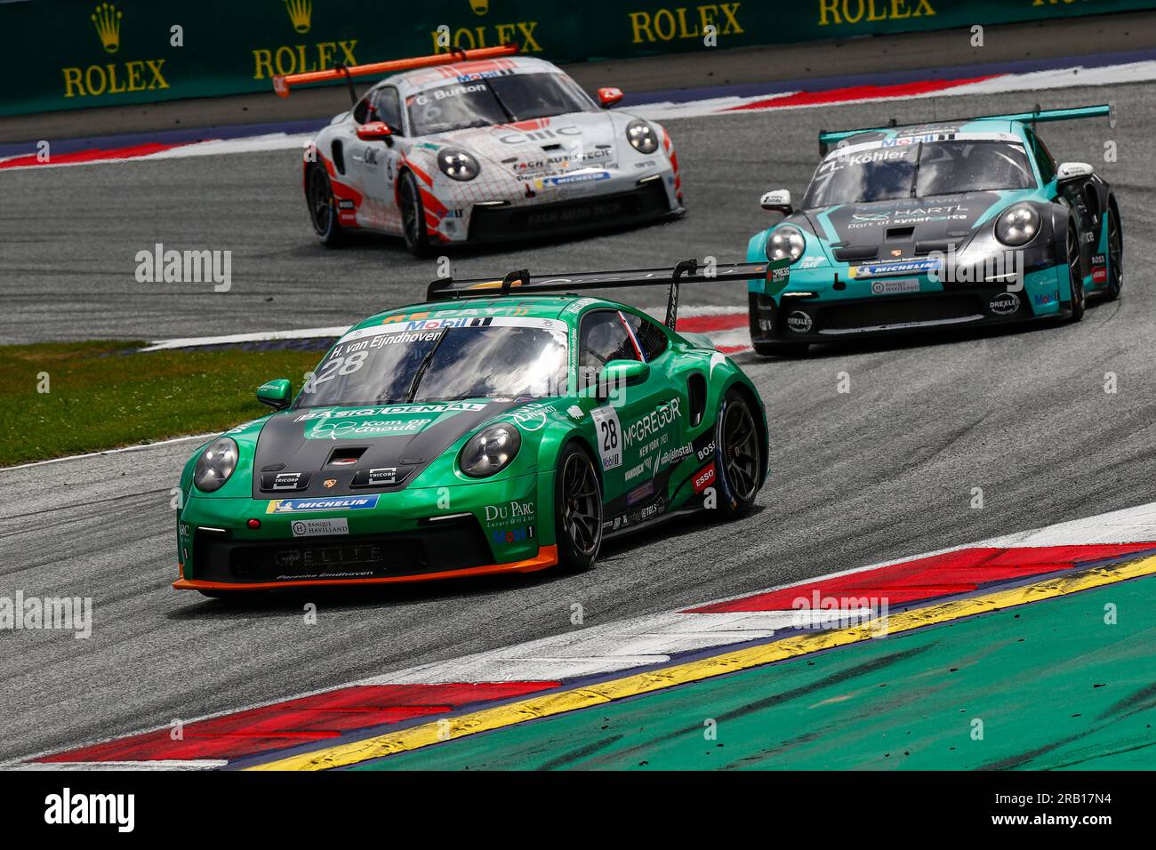 #28 Huub van Eijndhoven (NL, GP Elite), Porsche Mobil 1 Supercup at Red ...