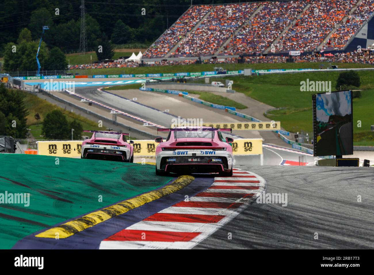#3 Harry King (UK, BWT Lechner Racing), Porsche Mobil 1 Supercup at Red ...