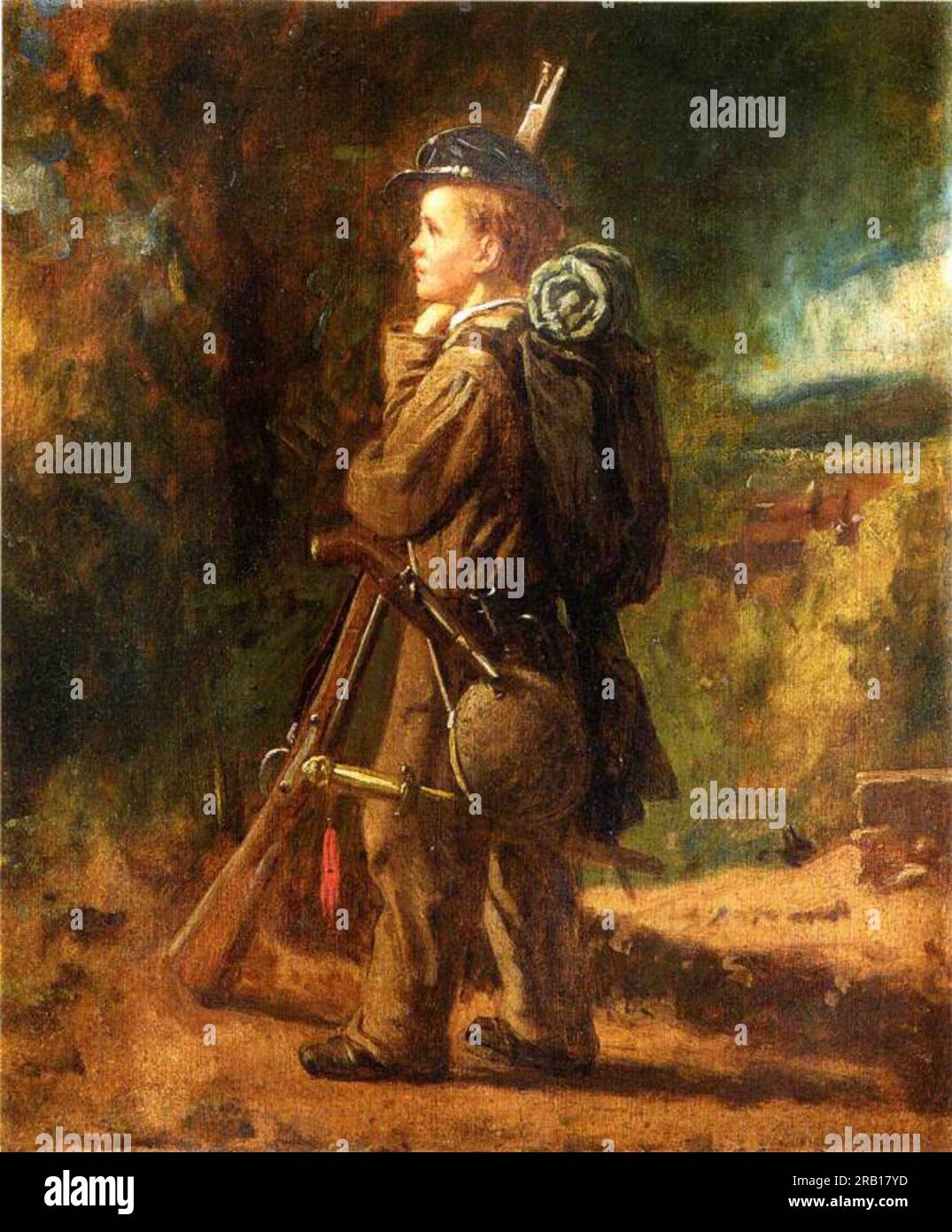 Little Soldier by Eastman Johnson Stock Photo - Alamy