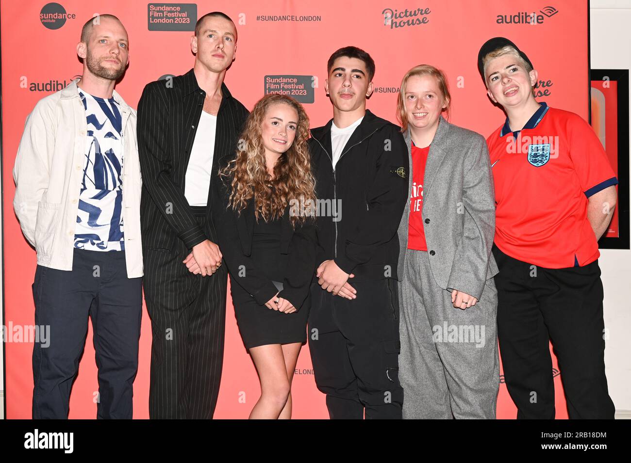 London, UK. 6th July, 2023. Theo Barrowclough, Harris Dickinson, Lola ...