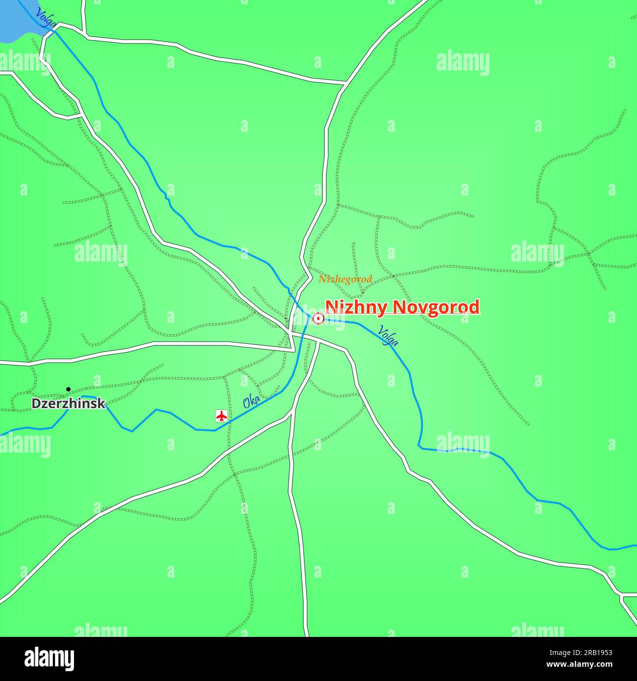 Novgorod map hi-res stock photography and images - Alamy