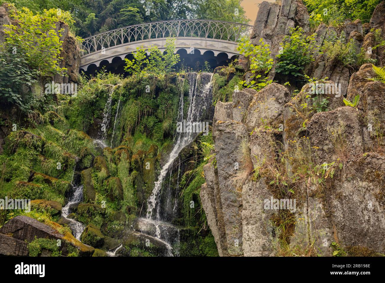 Germany, Hesse, Kassel, Wilhelmshöhe Castle, Mountain Park, Devil's ...