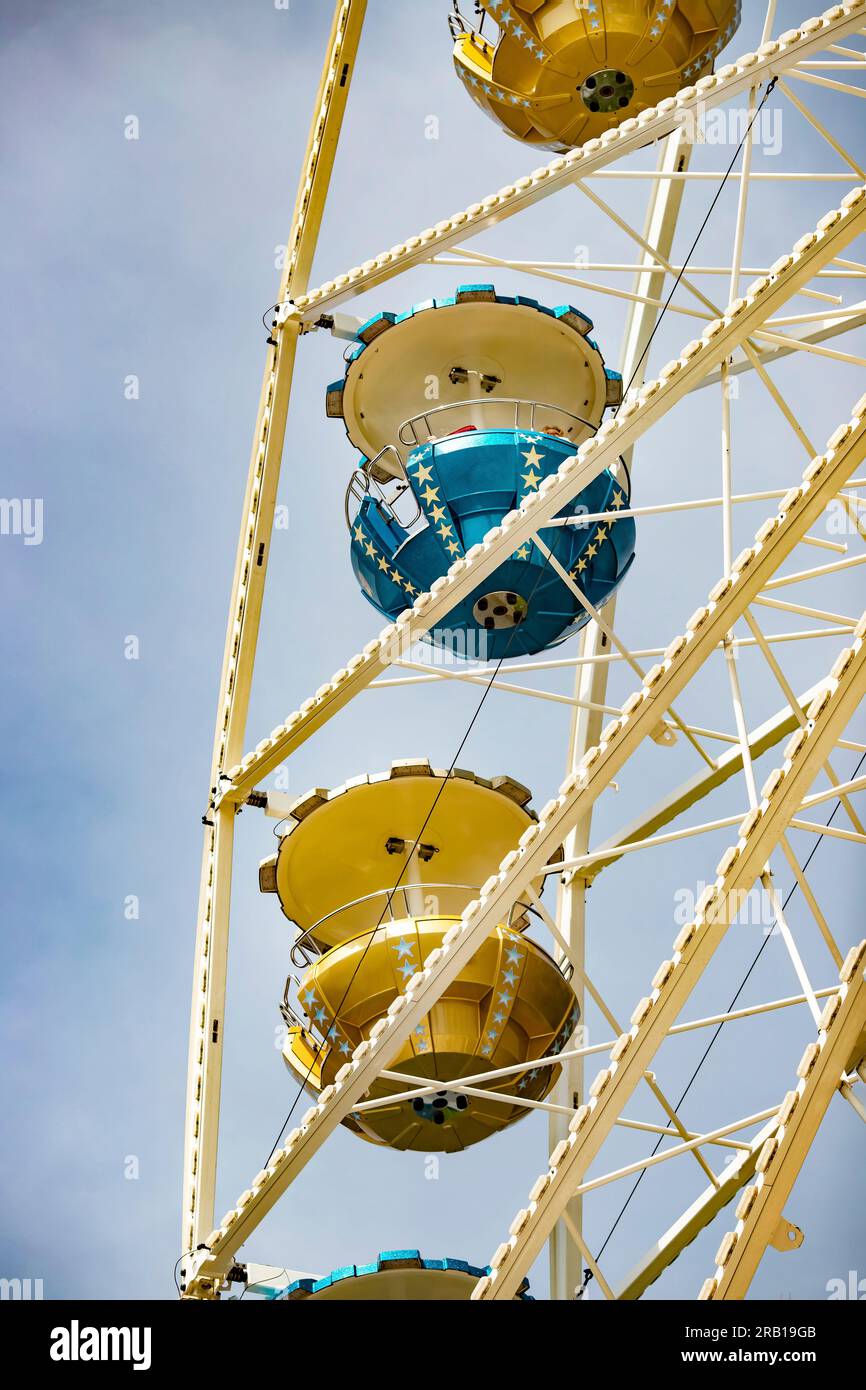 A detail of s Ferris wheel Stock Photo - Alamy
