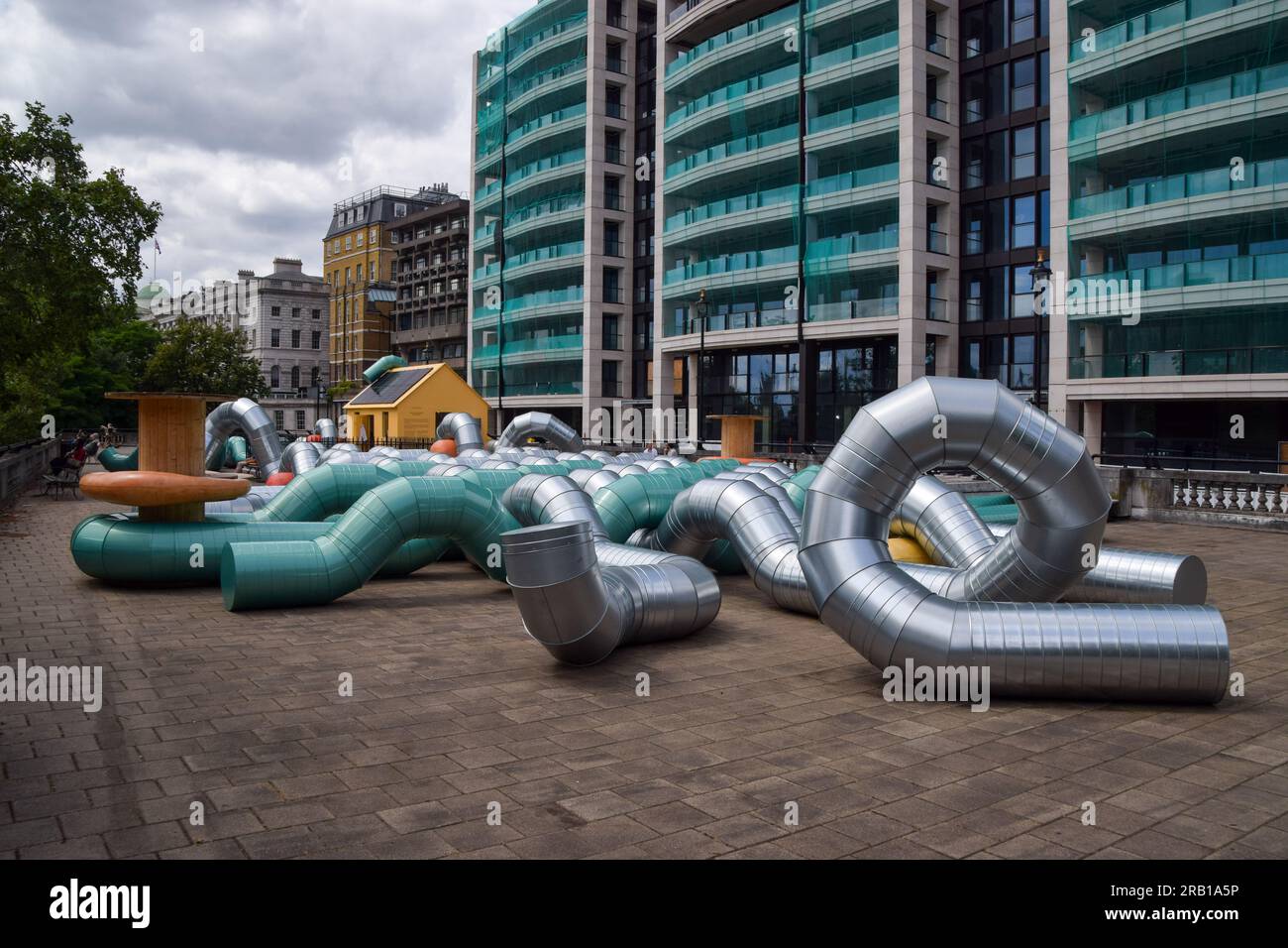 London, UK. 6th July 2023. 'Slackwater' by Holly Hendry, a new art ...