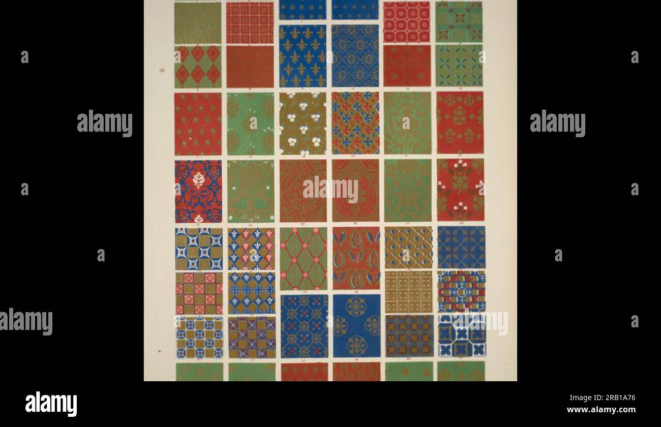 Medieval Ornament no. 3. Diapers from illuminated manuscripts and ...