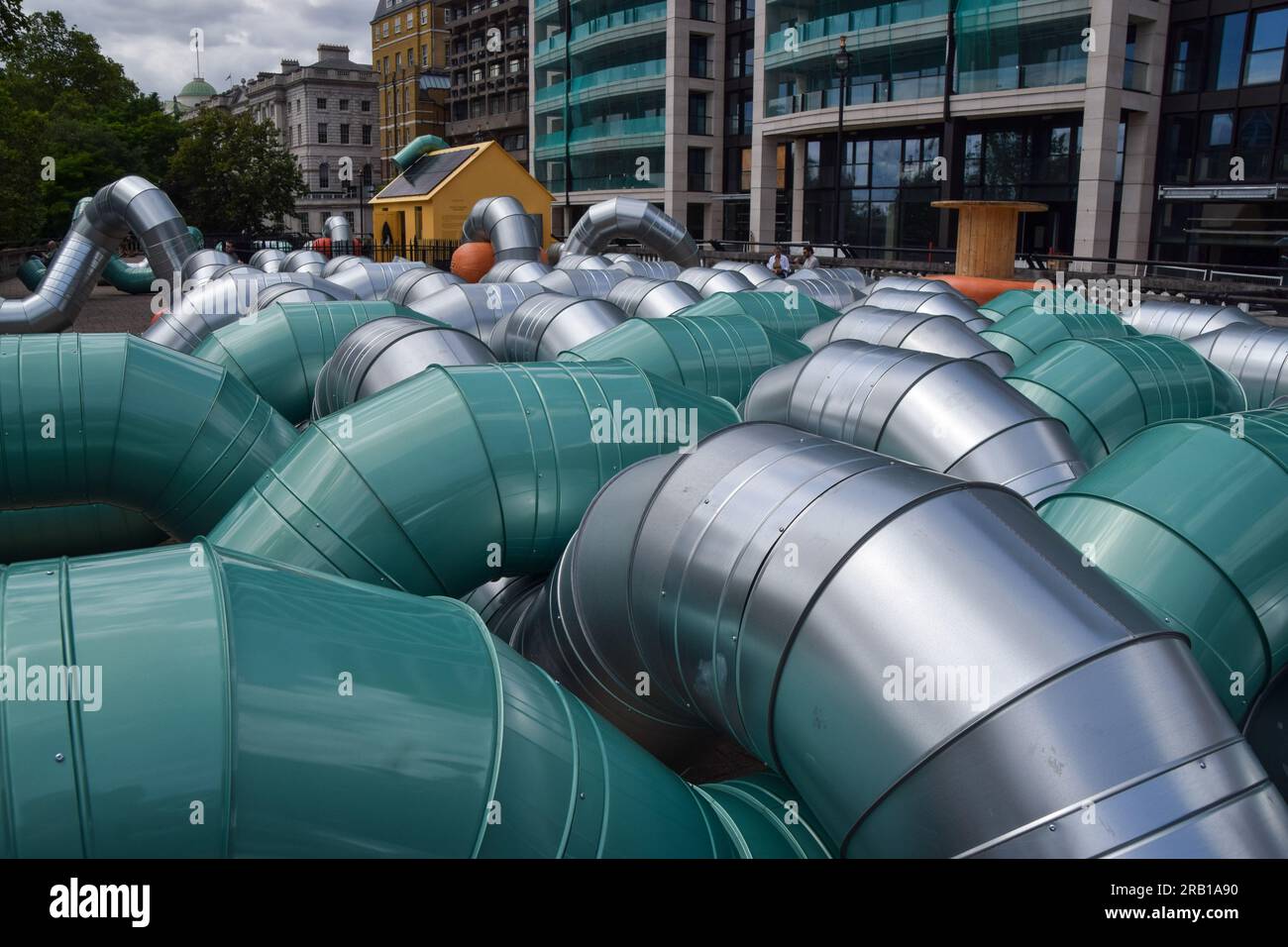 London, UK. 6th July 2023. 'Slackwater' by Holly Hendry, a new art ...