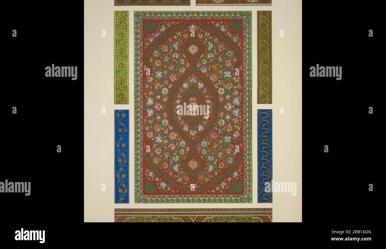 Indian Ornament no. 5. Specimens of painted lacquer work at the ...