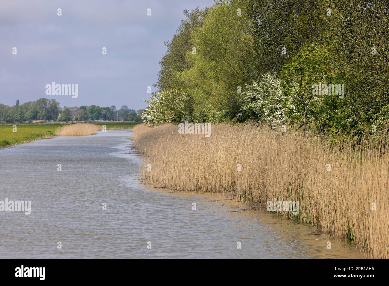Drainage canal landscape hi-res stock photography and images - Alamy