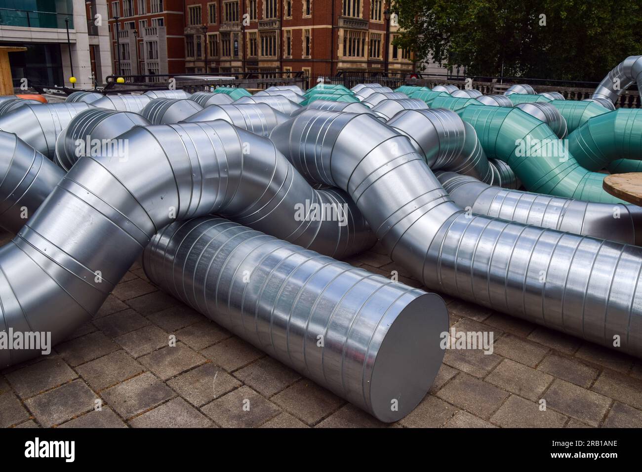 London, UK. 6th July 2023. 'Slackwater' by Holly Hendry, a new art ...
