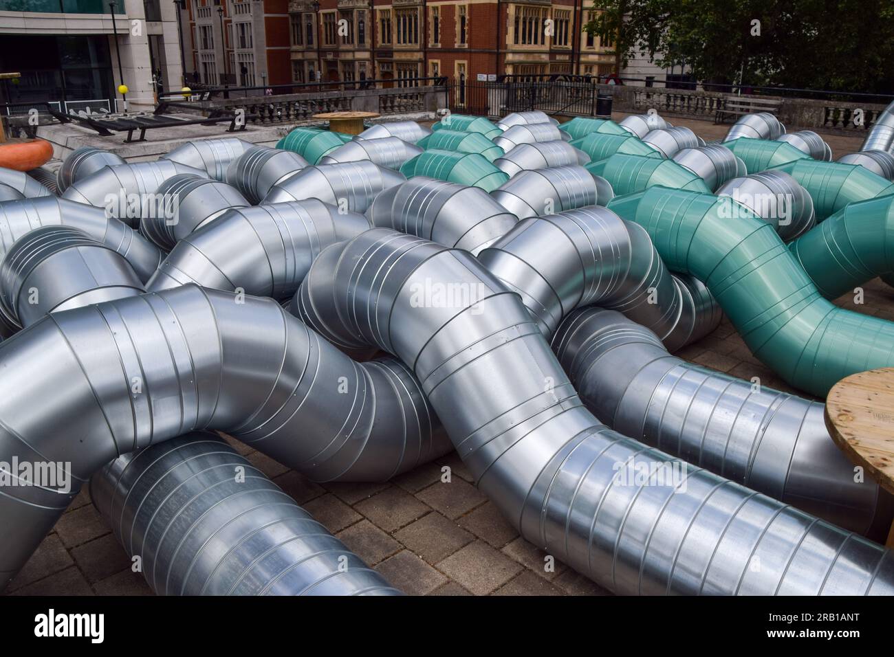 London, UK. 6th July 2023. 'Slackwater' by Holly Hendry, a new art ...