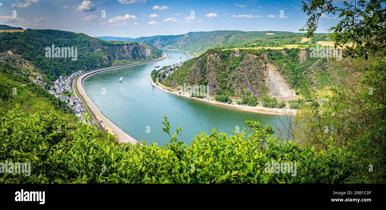 For hikers starting point of the rheingold dream loop hi-res stock ...