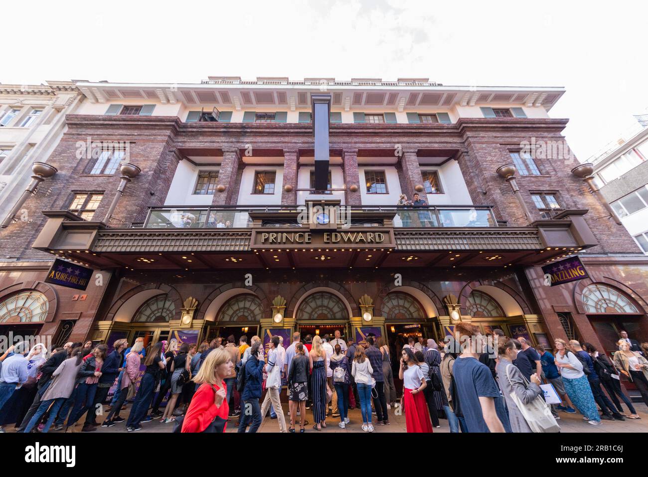 Prince Edward Theatre, West End theatre, situated on Old Compton Street ...