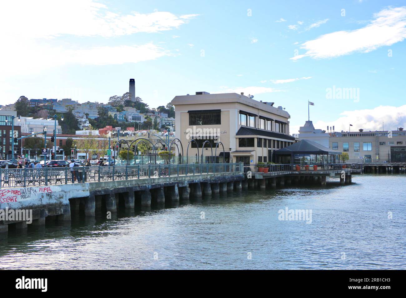 The Waterfront Restaurant & Cafe opened 1969 with the Coit Memorial ...